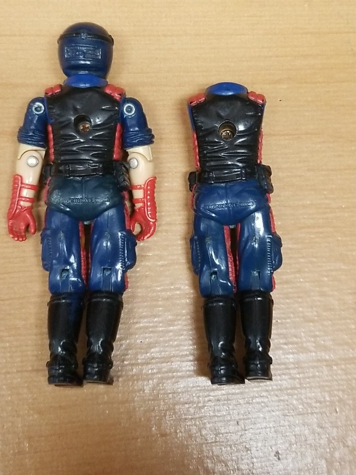 Vintage GI Joe Figure Lot 1986 ARAH~ Cobra Viper Beater Figure Parts ...