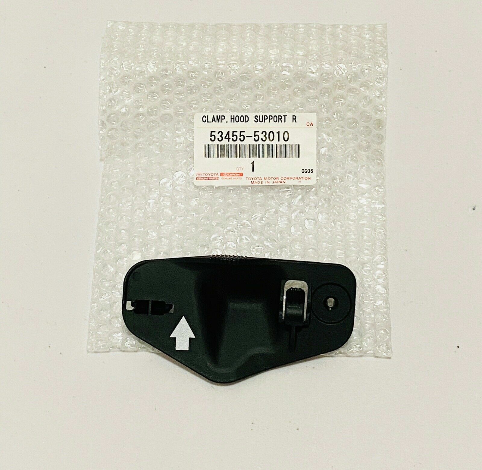 2001-2005 Toyota Lexus IS300 hood support rod clamp Genuine 53455-53010 ...