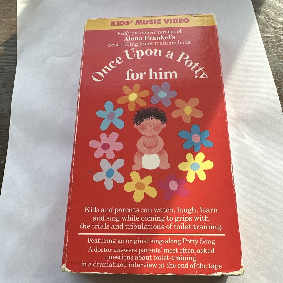 Once Upon A Potty For Her - Alona Frankel 1990 VHS kids toilet training ...