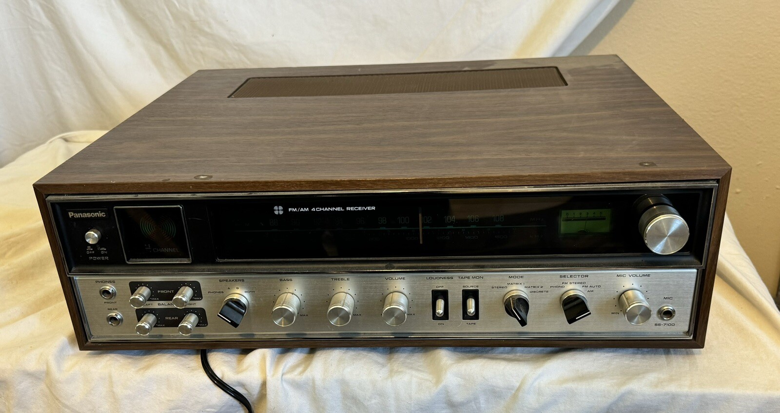Vintage National Panasonic SA 710 4 Channel Quad Stereo Receiver Needs ...