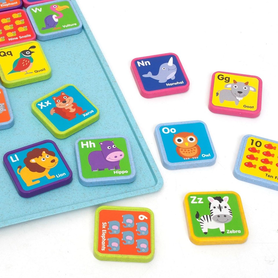 Boley Roo Crew: Learning Magnets - 37 Pieces - Animal & Alphabet ...