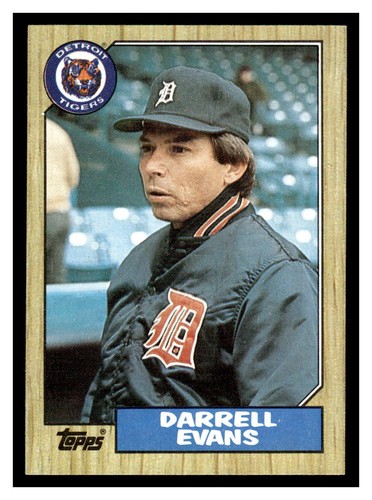 1987 Topps #265 Darrell Evans - Detroit Tigers | eBay
