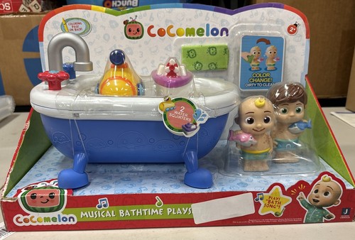 Brand New COCOMELON MUSICAL BATHTIME PLAYSET Bath Squirters JJ Toy ...