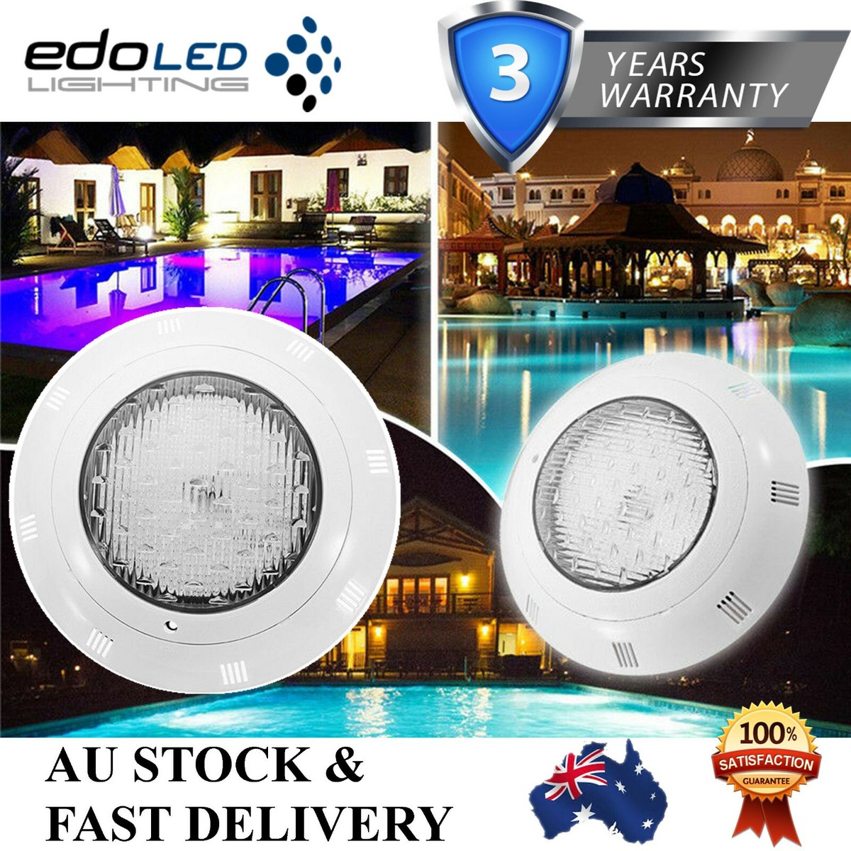 Rgb Led Lights Underwater HOTOOK Smart Pool Light RGB LED, 35W,