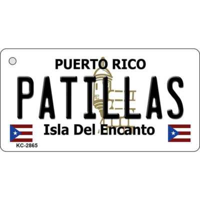 Patillas Puerto Rico Flag Novelty Aluminum Key Chain KC-2865 | eBay
