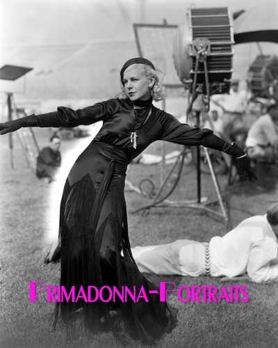 LYDA ROBERTI 8X10 Lab Photo B&W 1932 "MILLION DOLLAR LEGS" Candid Cutie ...