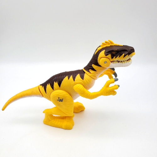 Jurassic World Dinosaur Raptor 9" Eyes Light Up Makes Sound Yellow ...