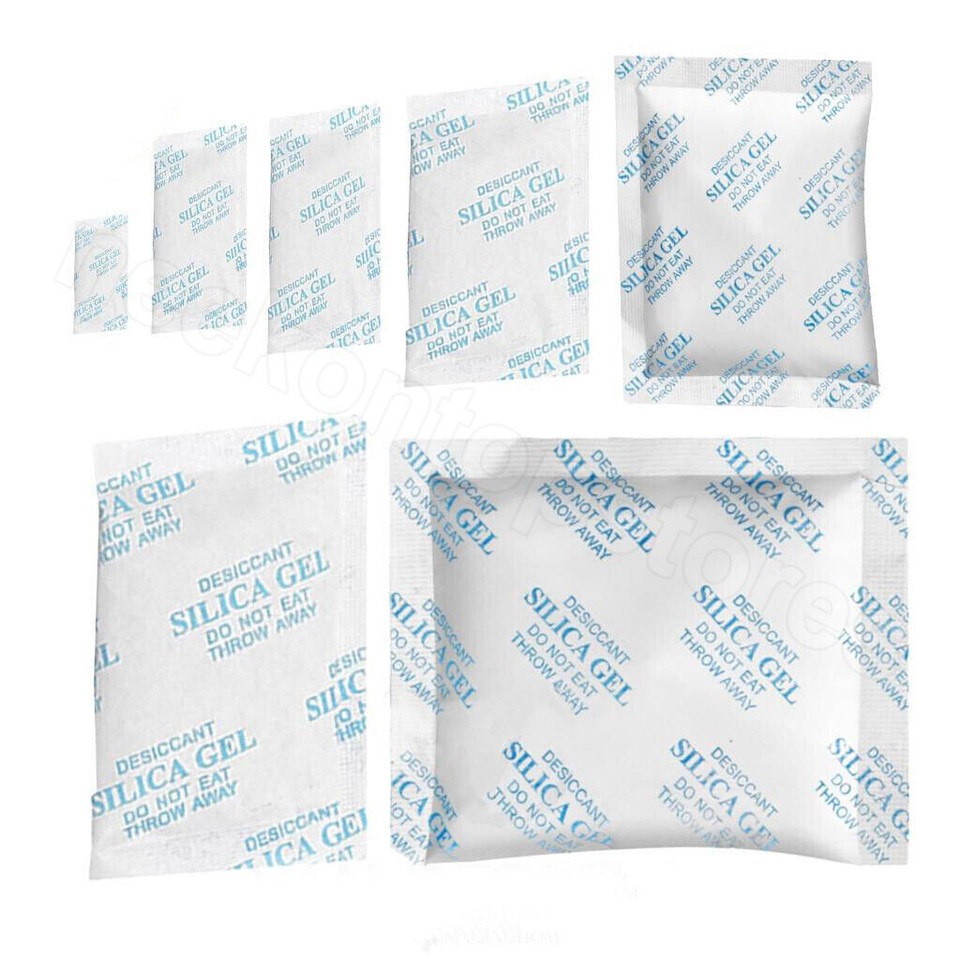 Silica Gel Desiccant Packets Sachets 1g/10g/20g/50g/100g Food Absorber ...