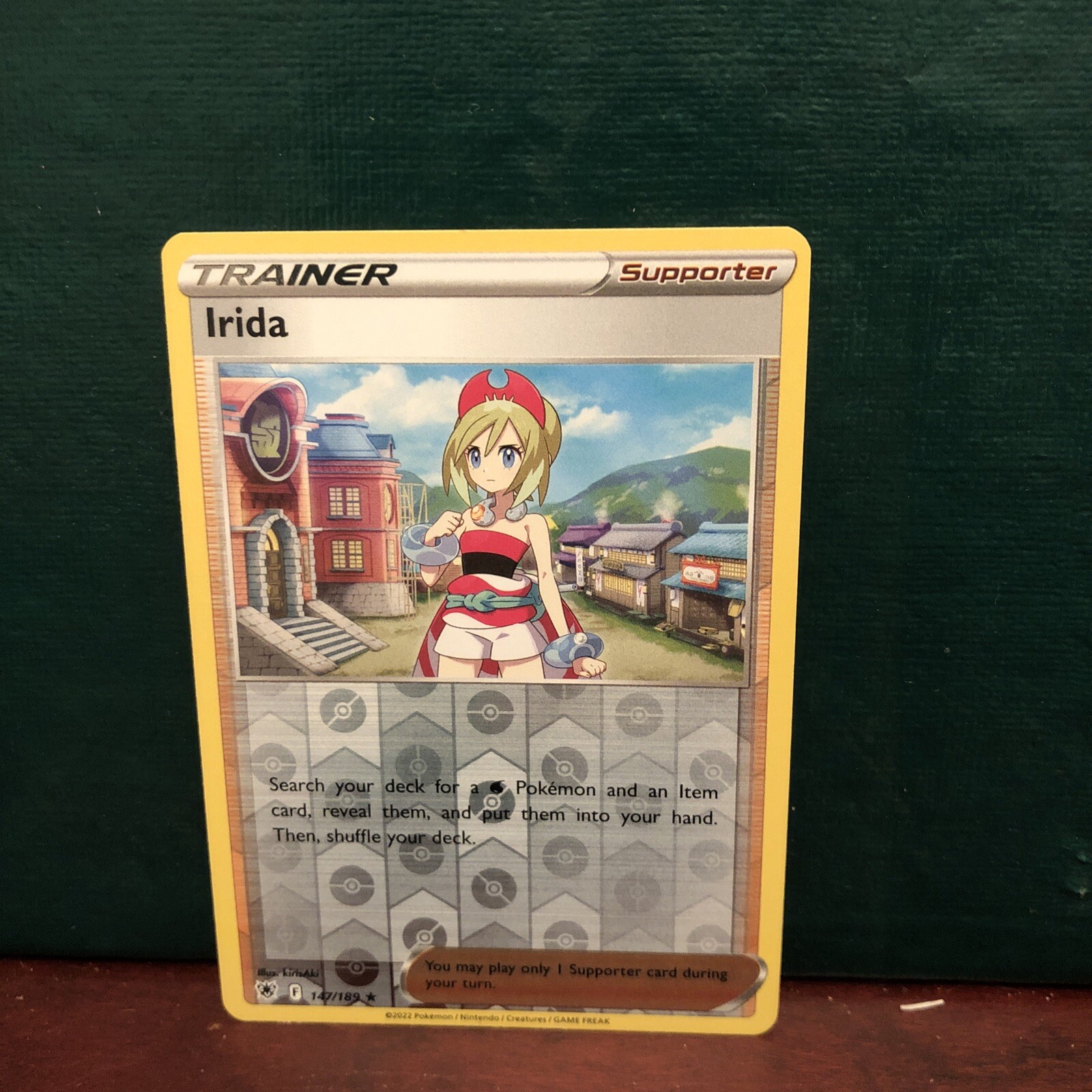 Irida 147/189 Holo Rare Pokémon Trainer Card Astral Radiance NM In ...