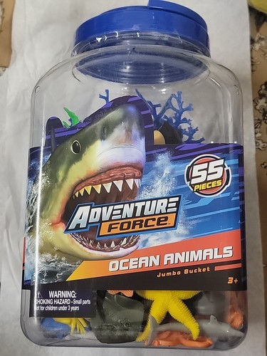 Adventure Force Ocean Animals Jumbo Bucket, 55 Pieces | eBay