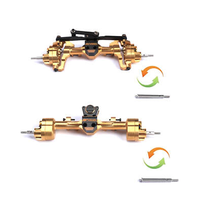 RCAWD Wide Axles & Brass SCX24 Portal Axles Full Brass for Axial SCX24 ...