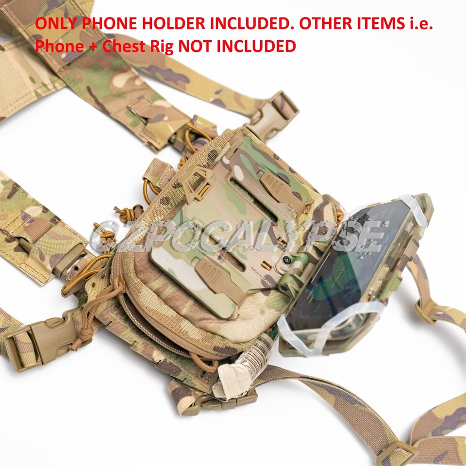 Tactical Phone Holder Multicam - commander admin panel pouch sas molle ...