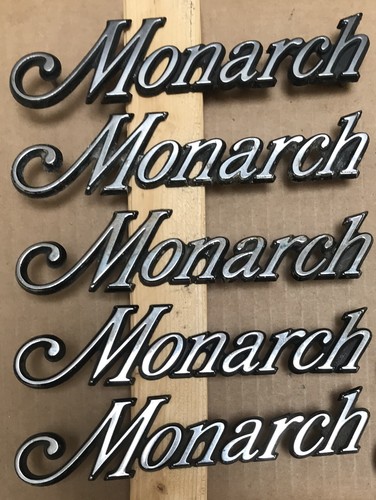 Don's Blow Out Sale Fiv 1972-73 Mercury Monarch Script Nameplates ...