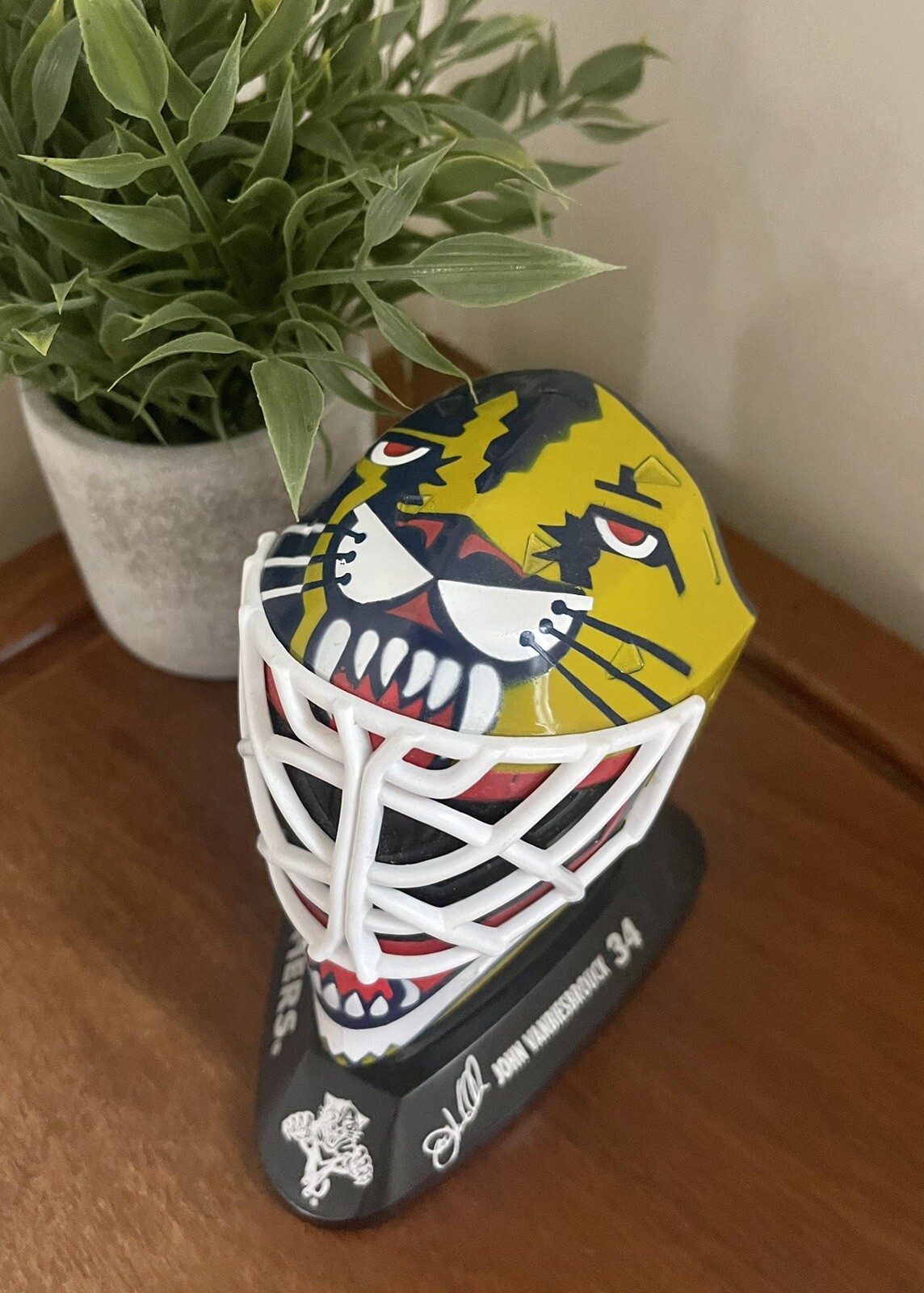 Vintage Mcdonald's 1996 NHL Goalie Mask Florida Panthers John ...