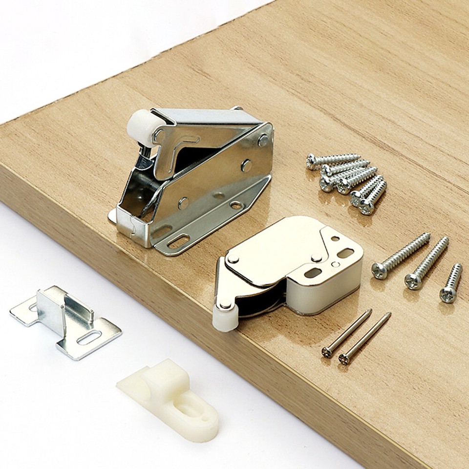 Push To Open Catch Cupboard Cabinet Door Spring Loaded Touch Release ...