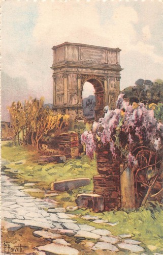 B149 Italy Roma Rome Arco di Tito Arch Art postcard | eBay