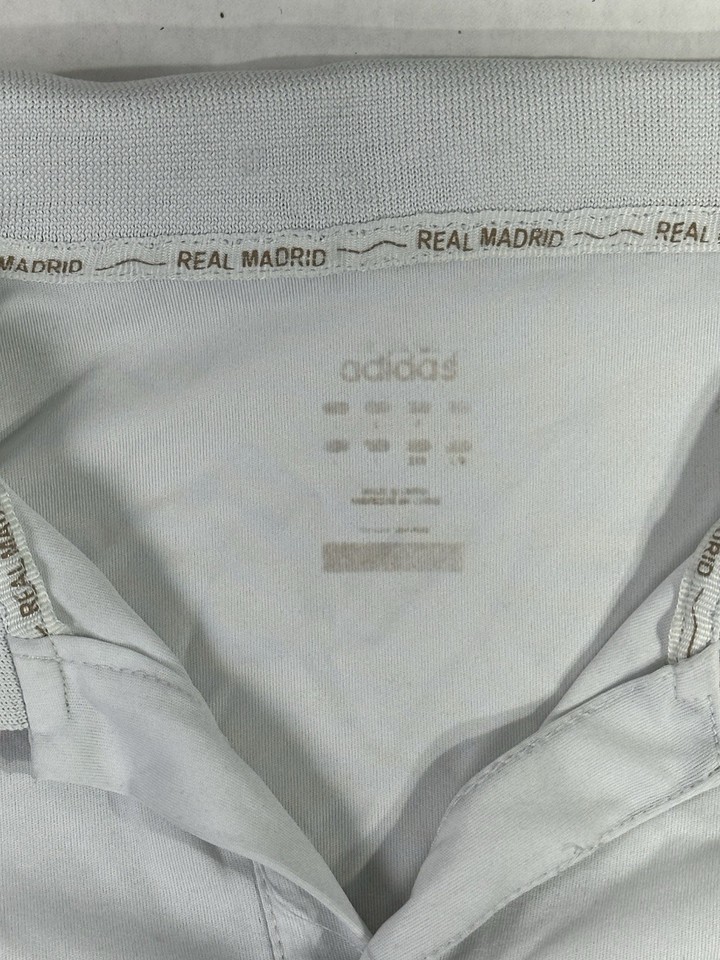 Real Madrid Adidas Jersey Mens Large L/S 2011-12 Home Bwin LFP White ...