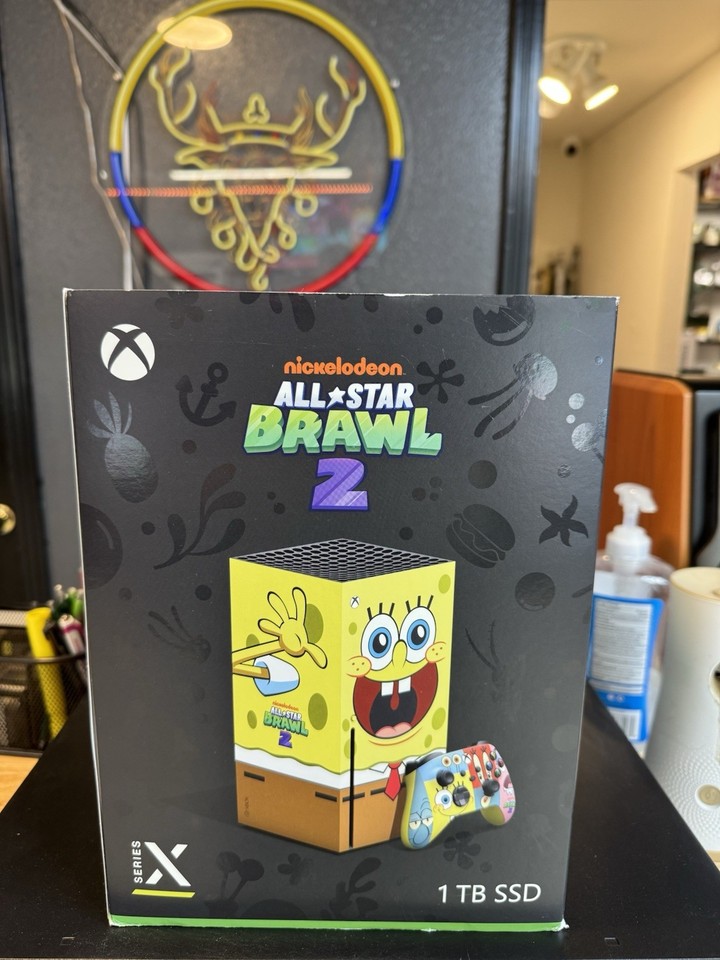 Microsoft Xbox Series X SpongeBob SquarePants All Star Brawl 2 Console ...