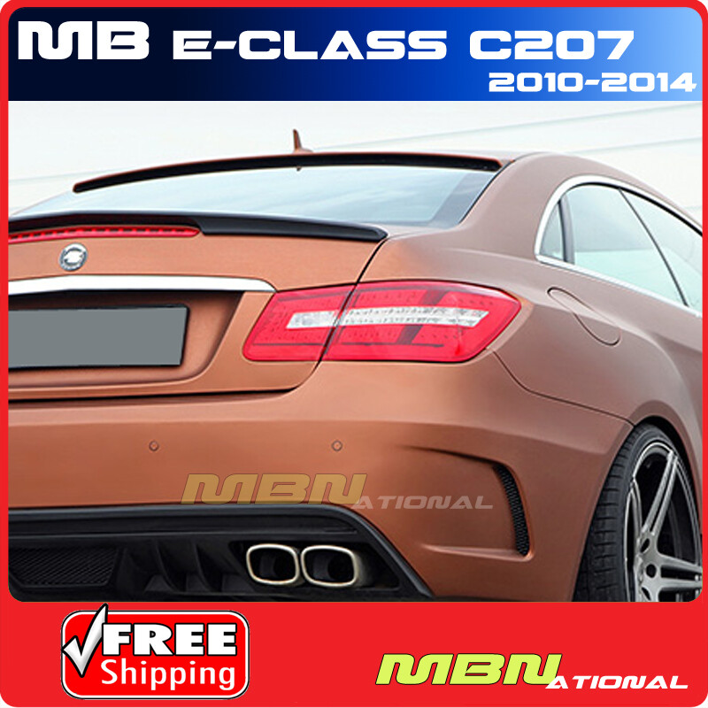 10+ C207 E-Class AMG Stick on Roof Glass Rear Spoiler Painted Painted ...