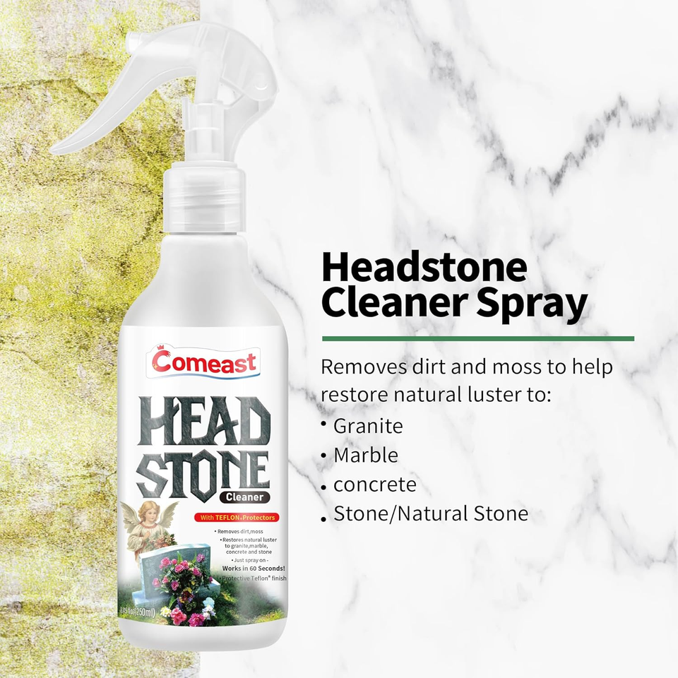 Headstone Cleaner for Graves Cemetery Gravestone Tombstone Cleaner ...