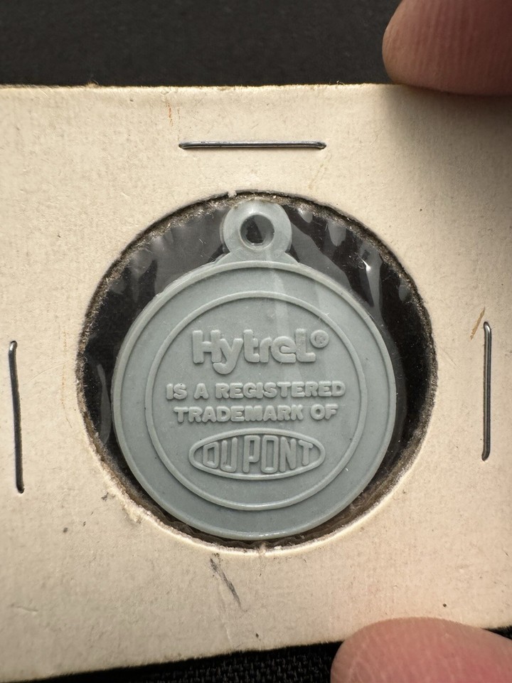 HYTREL POLYESTER ELASTOMER FOOTWEAR DUPONT Trade Token | eBay