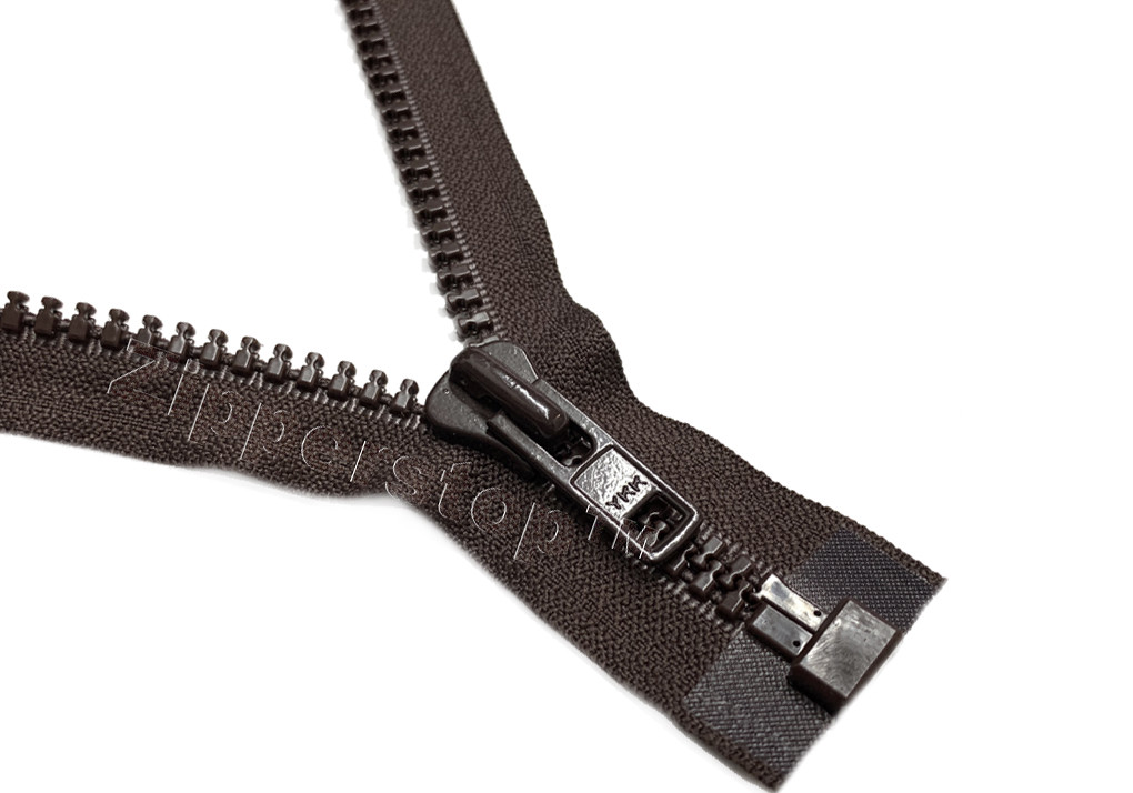 Black Plastic Zipper