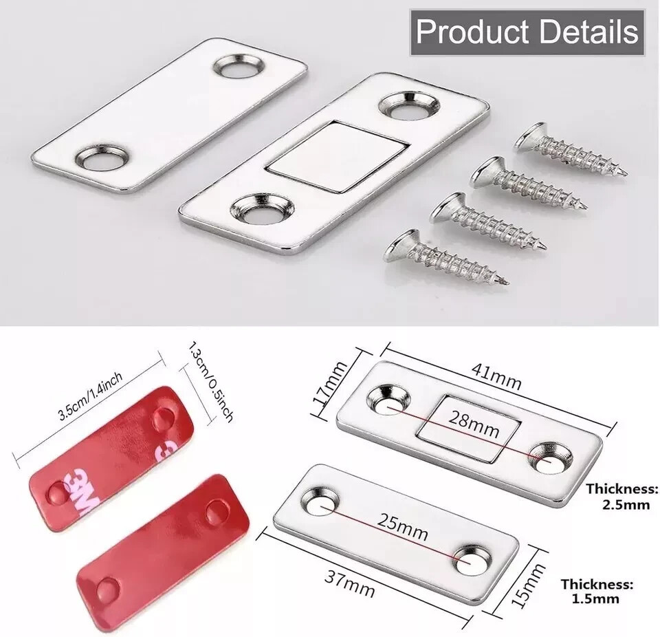 12 Pack Monkey Magnets Ultra-Thin Magnetic Plates Keep It All Shut ...