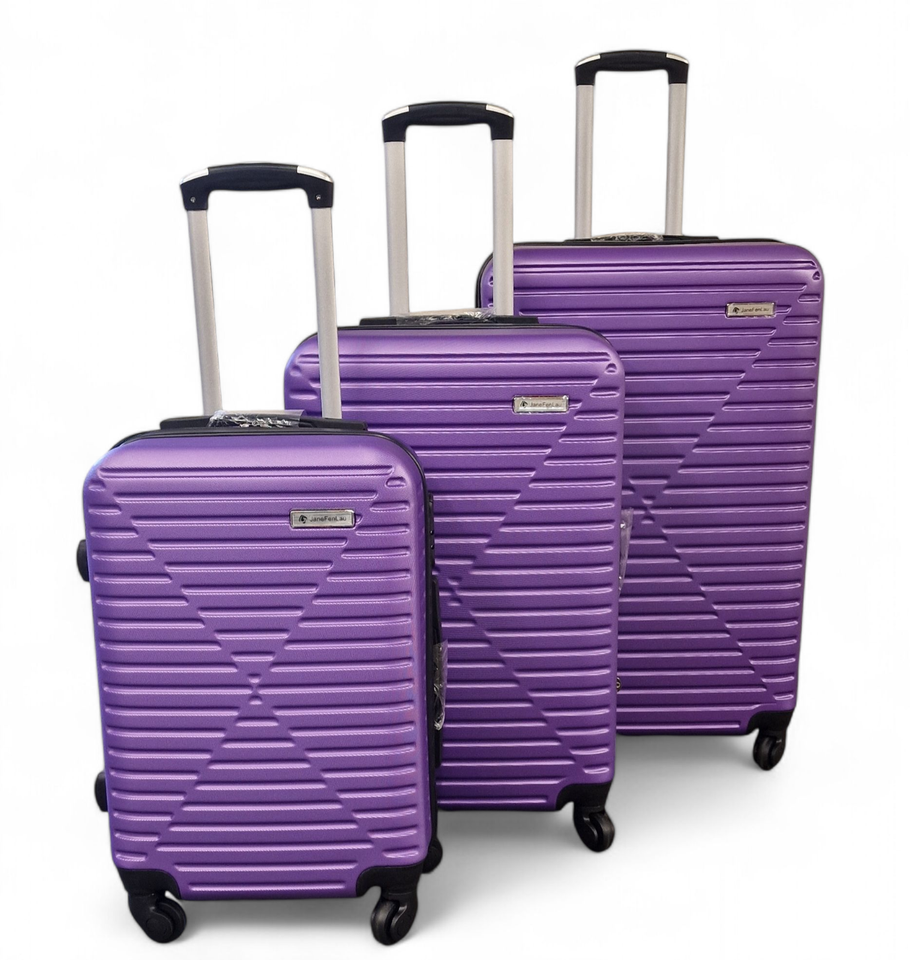 Hard Shell 4 Wheel Spinner Suitcase Case Luggage Trolley Cabin Carry On ...