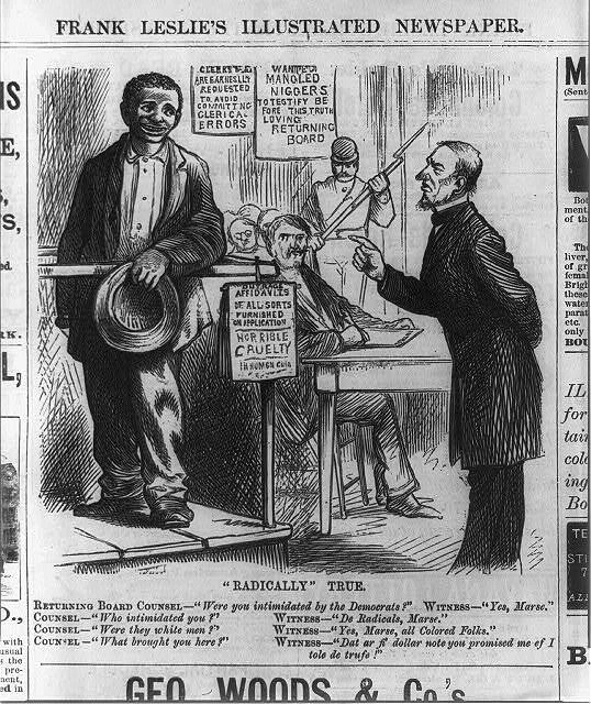 Radical Republicans Cartoon