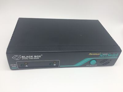Black Box 520-168-001 ServSwitch 2-Port KVM Switch Model SW625A-R2 | eBay