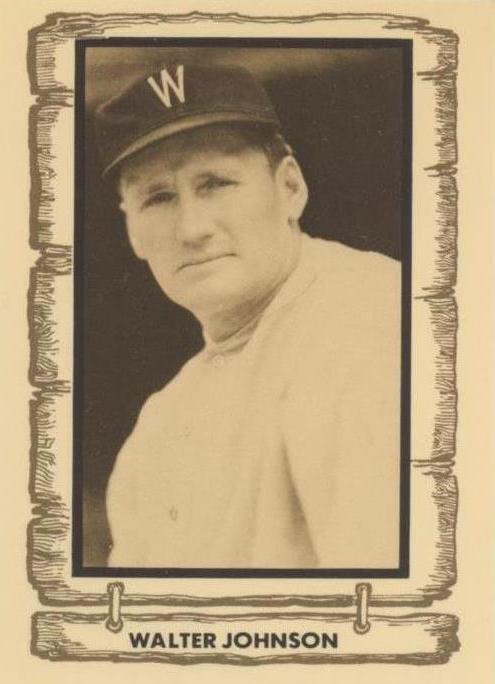1981 Cramer Baseball Legends Series 2 - Walter Johnson #45 for sale ...