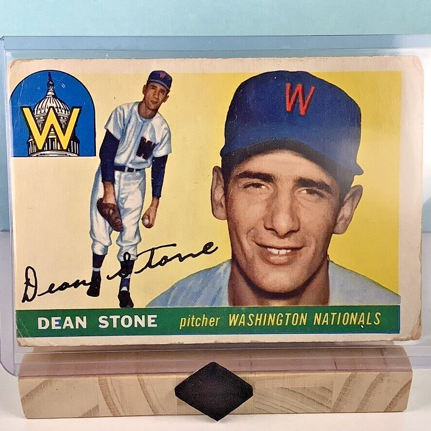 1955 TOPPS BASEBALL #60 DEAN STONE - WASHINGTON SENATORS | eBay