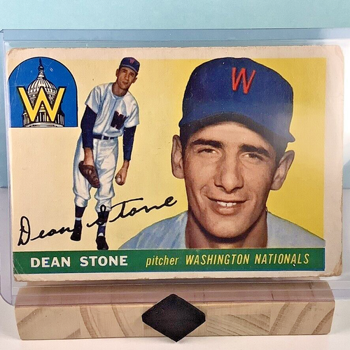 1955 TOPPS BASEBALL #60 DEAN STONE - WASHINGTON SENATORS | eBay