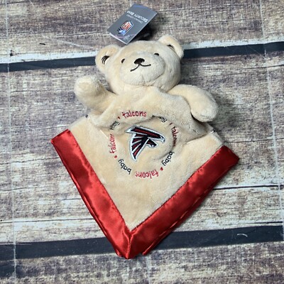 NFL Atlanta Falcons Licensed Lovey Security Blanket Teddy Bear Falcons ...
