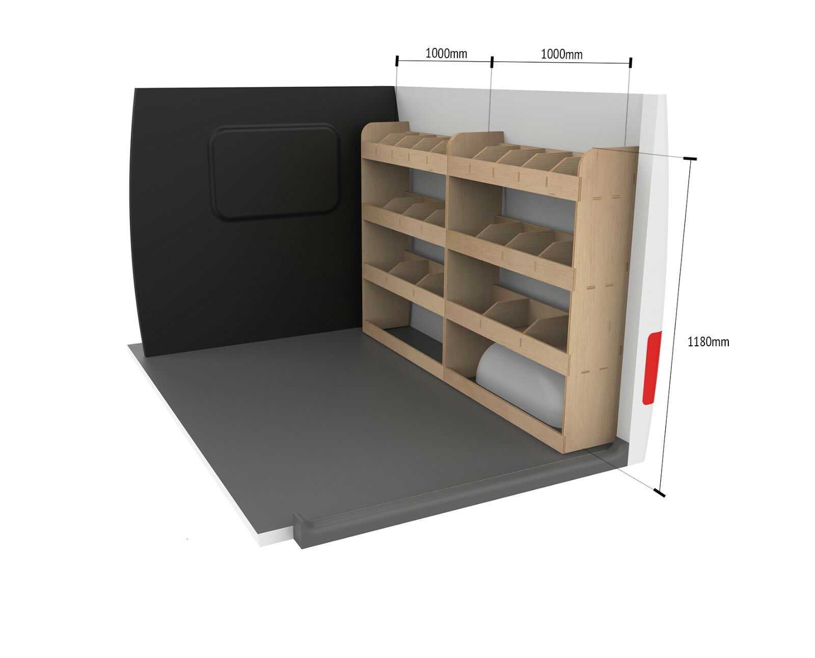 Ford Transit Custom SWB Van Racking Tool Shelving Storage XL driver ...
