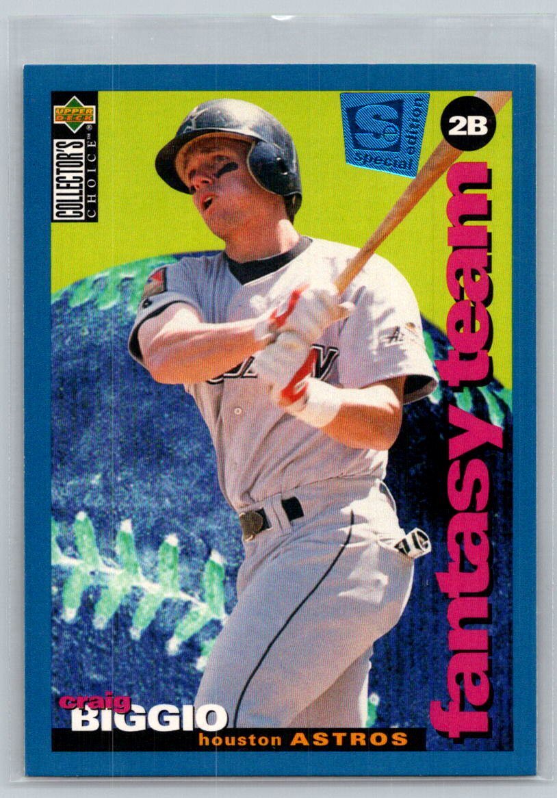 💎1995 Collector's Choice SE Baseball #255 Craig Biggio - Houston Astros ...