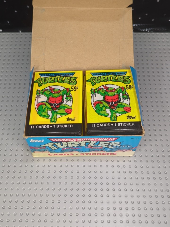 Teenage Mutant Ninja Turtles Trading Card Box 24 unopened wax packs ...