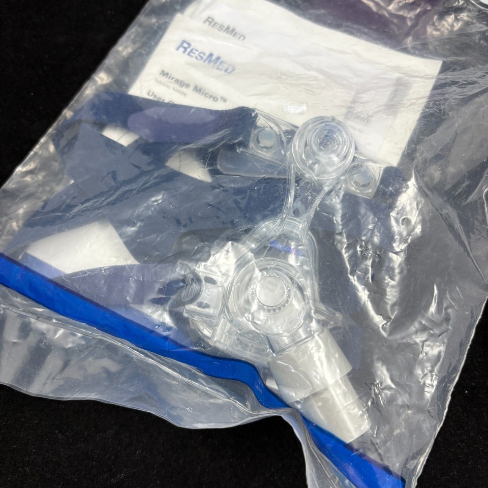 Res Med Ultra Mirage Micro Nasal w/Headgear Small USA REF:16333 New ...
