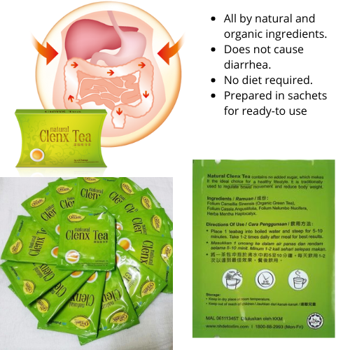 1xNatural Detoxlim Clenx Tea for Weight Loss & Detox Slim Body | eBay