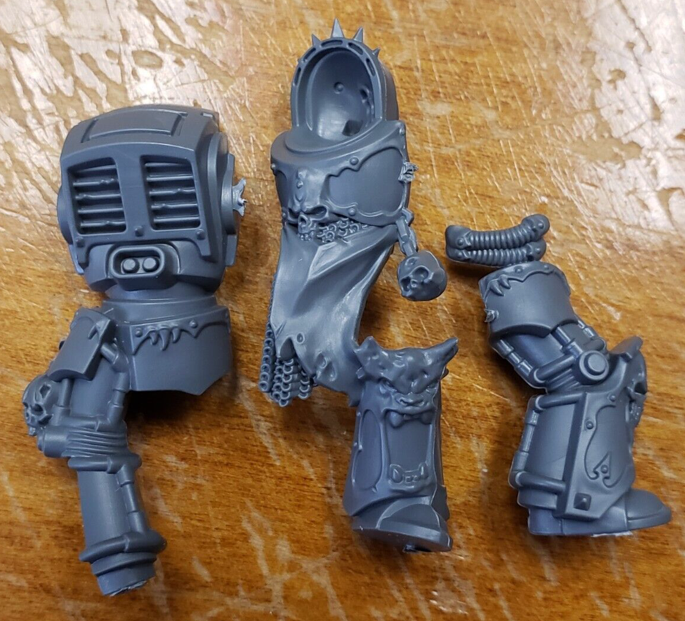 Warhammer 40k Chaos Space Marines Bits Terminator Torso Legs Set #29 | eBay