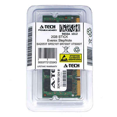 2GB SODIMM Everex StepNote SA2053T SR5210T SR7200T XT5000T XT5300T Ram ...