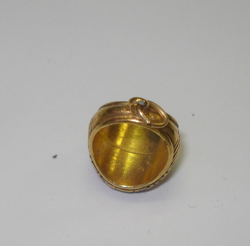 1968 UHS High School SENIOR PROM RING Charm Gold MINI RING | eBay