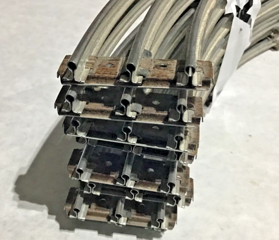 Vintage Lionel 3-Rail Railroad Train O27 Lot of 8 Curved Tubular Metal ...