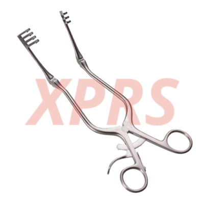 Beckman-Weitlaner Retractor, 5.5", Sharp 3 x 4 Teeth, Premium German ...