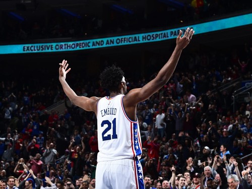 V8965 Joel Embiid Sixers Back Basketball WALL POSTER PRINT AU | eBay ...