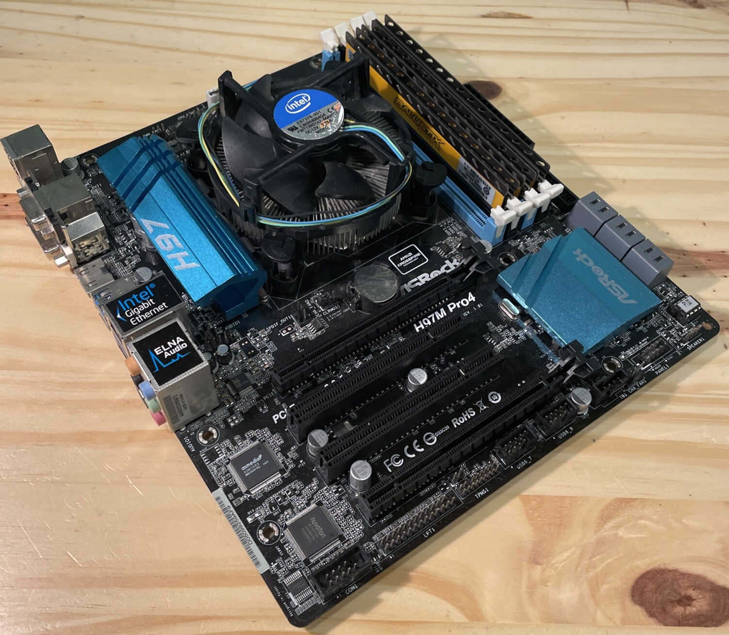 ASRock H97M Pro4 Motherboard Combo • i7-4790 • 24GB DDR3-1600 RAM | eBay