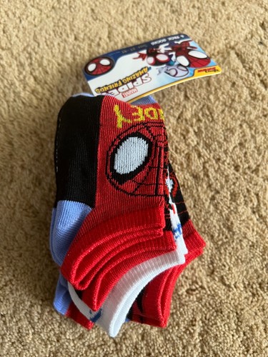 Marvel Spidey & Amazing Friends 6 Pack No Show Socks Size 2T-4T | eBay
