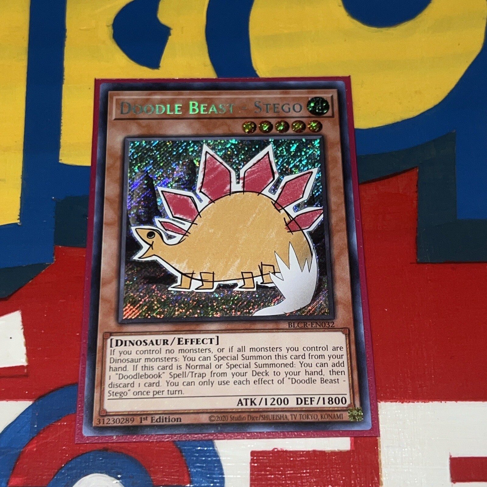 Yu-Gi-Oh! TCG Doodle Beast - Stego Battles of Legend: Crystal Revenge ...