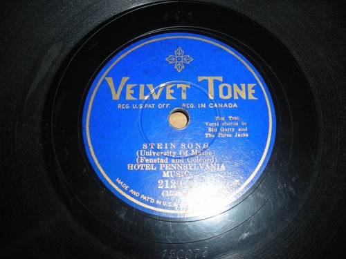 1930 VELVET TONE 78/Hotel Pennsylvania Orchestra../Sid Garry..The Three ...