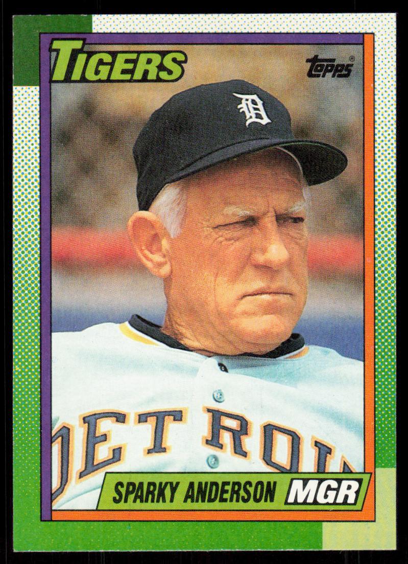 1990 Topps 609 Sparky Anderson Detroit Tigers | eBay